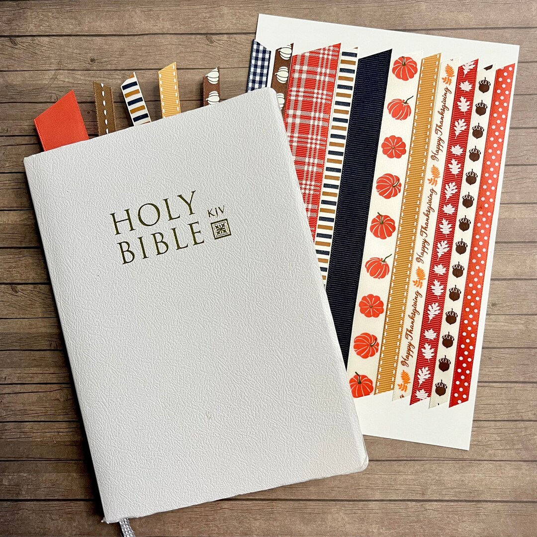 Bible Ribbons - Fall / Thanksgiving - Bible Bookmarks - Assorted Pack ...