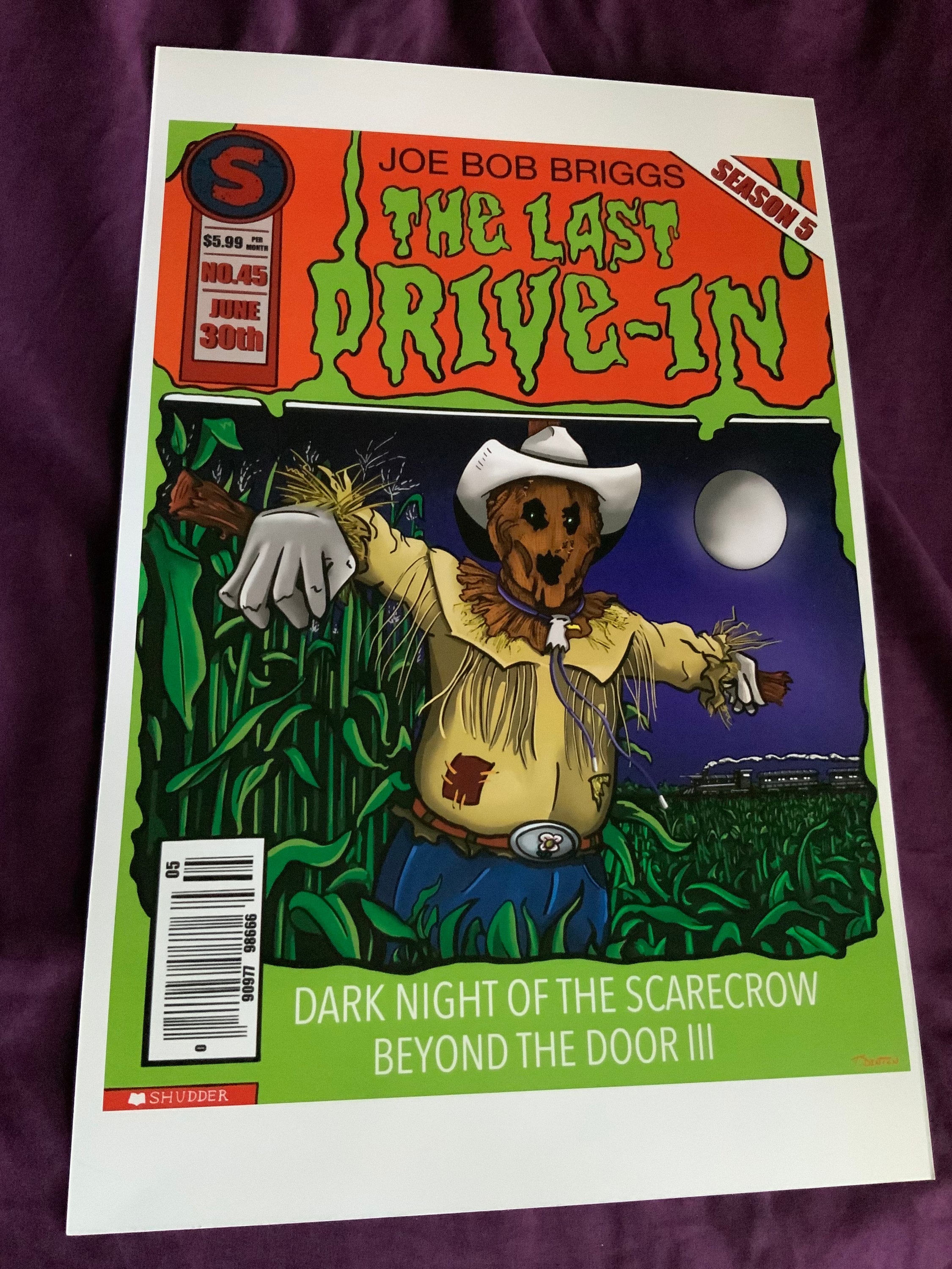 Joe Bob Briggs the Last Drive in Art Cover Season 5 Episode 7 Goosebump ...