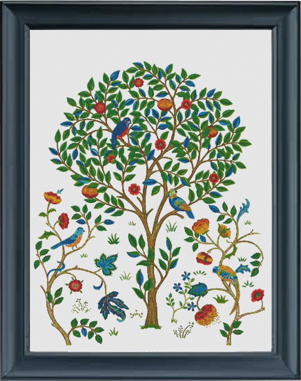 PDF Tree of Life Full Coverage Cross Stitch Pattern William - Etsy