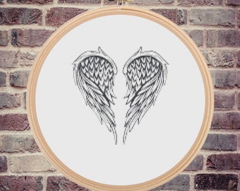 Angel Wings Cross Stitch Pattern - Etsy Canada