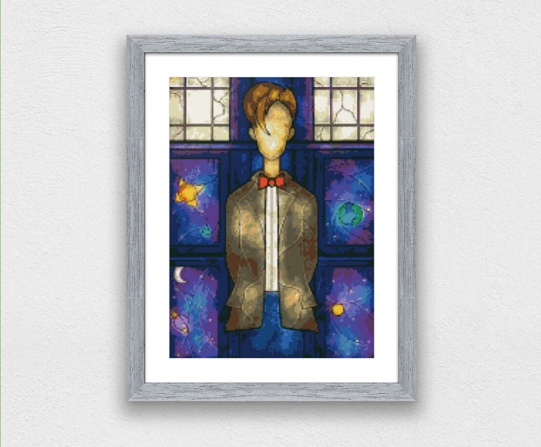 PDF Doctor Who Cross Stitch Pattern Full Coverage Cross Stitch - Etsy