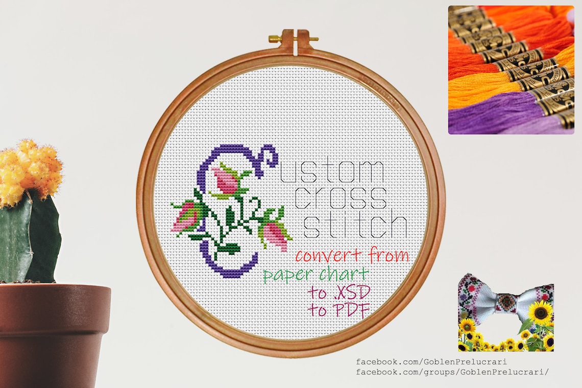 Custom Cross Stitch Photo to Cross Stitch Pattern Custom Photo to Cross ...
