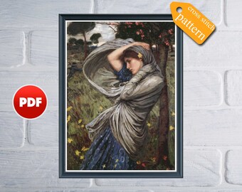 John William Waterhouse Boreas Print Poster - Etsy