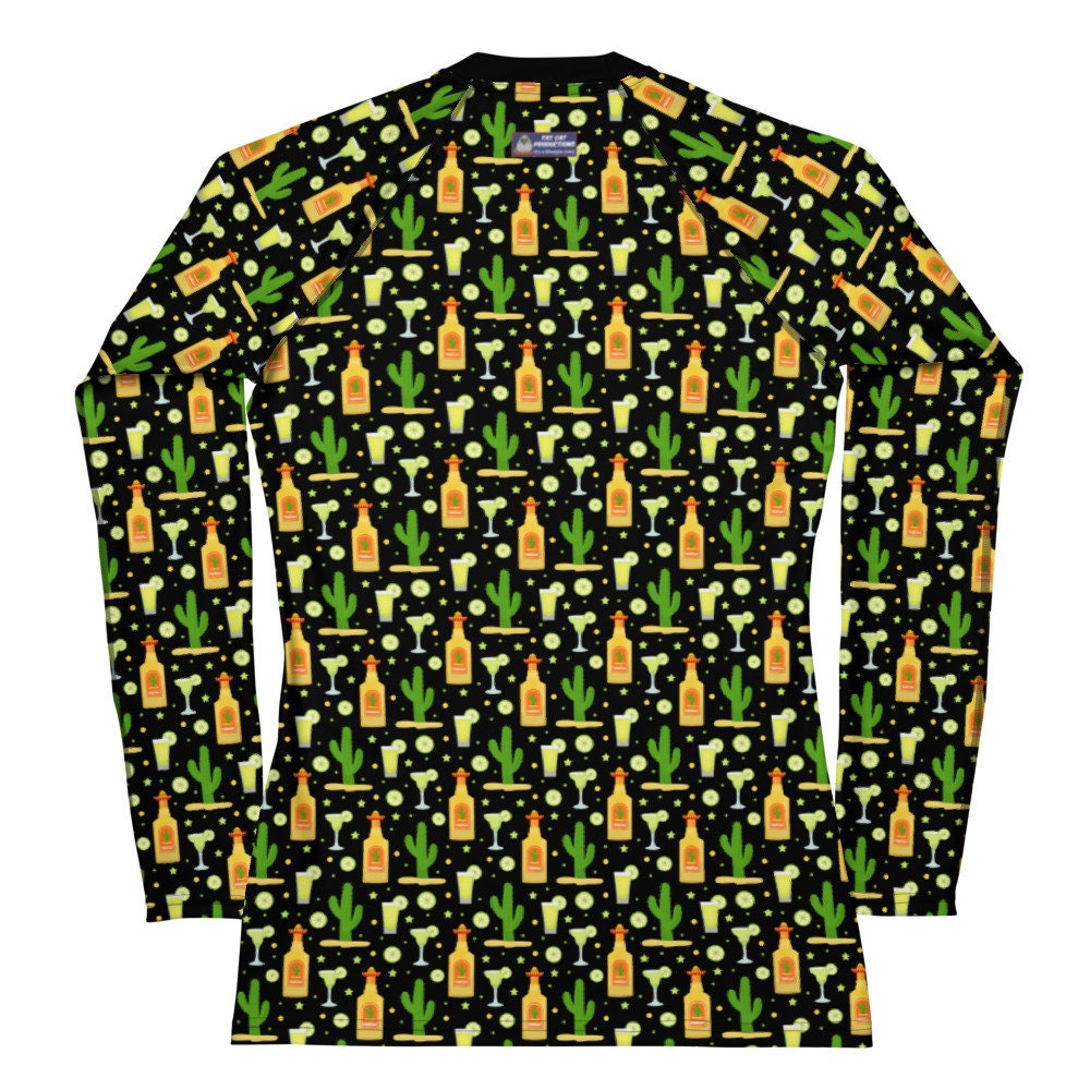 One Tequila Two Tequila Three Tequila Floor Rash Guard - Fat Cat ...