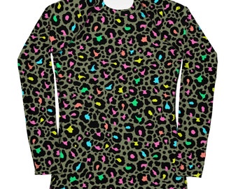 Leopard Rash Guard - Etsy