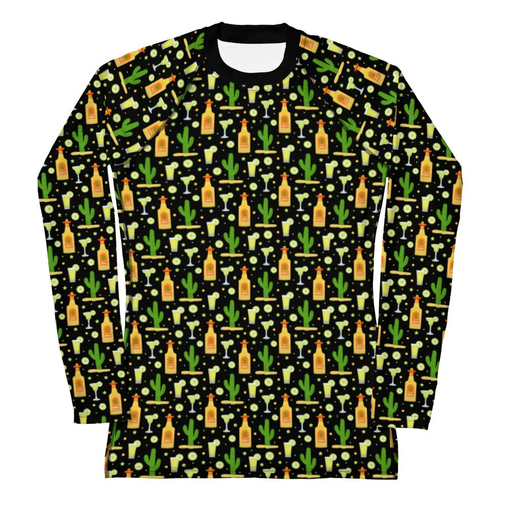 One Tequila Two Tequila Three Tequila Floor Rash Guard - Fat Cat ...