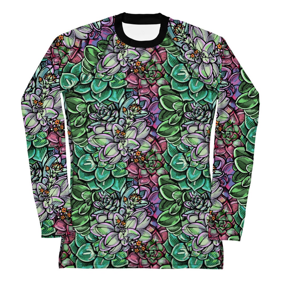 Cactus Makes Perfect Rash Guard - Cactus Rash Guard - Succuclent Rash ...