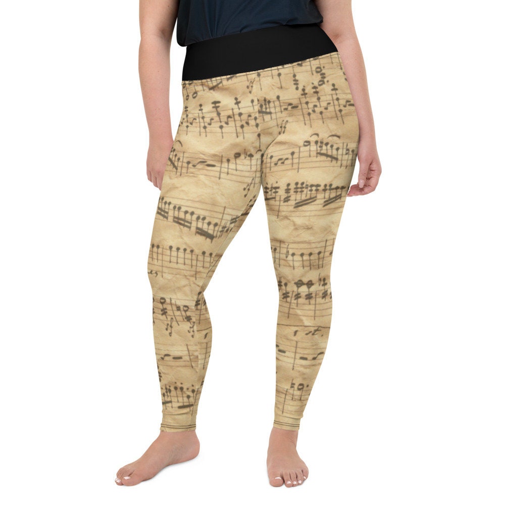 Ich werde Bach Plus Größe Leggings - Fat Cat Productions - Musik ...