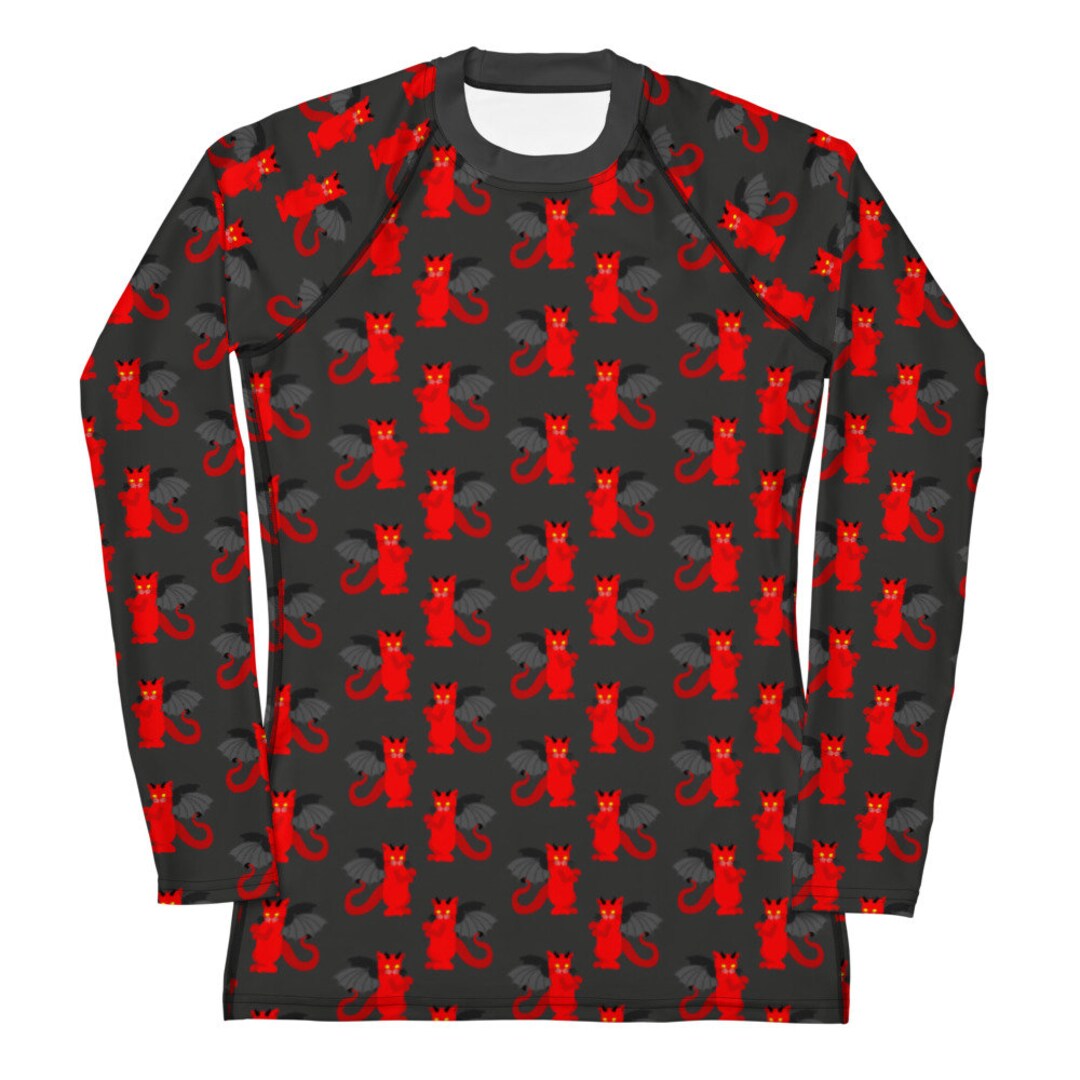 Purr Evil Rash Guard - Fat Cat - Cat Rashie - Cat Swim Shirt ...