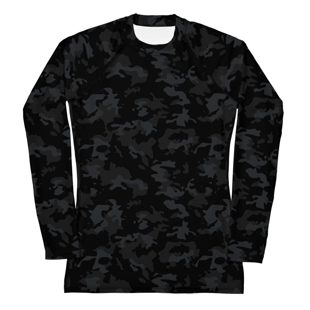 Black Ops Rash Guard - Black Camo Rash Guard - Womens Camo Rash Guard ...