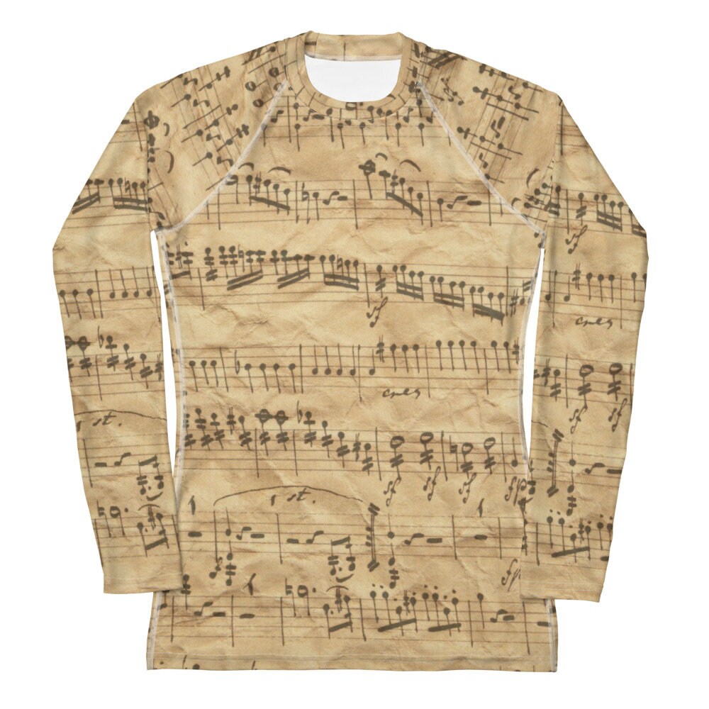 I'll Be Bach Rash Guard - Fat Cat - Music Rashie Shirt - Music Swim ...