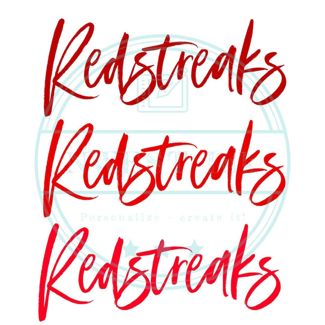 Redstreaks Football, Piketon, Ohio, Digital Download, Sublimation ...