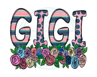 Gigi Font - Etsy