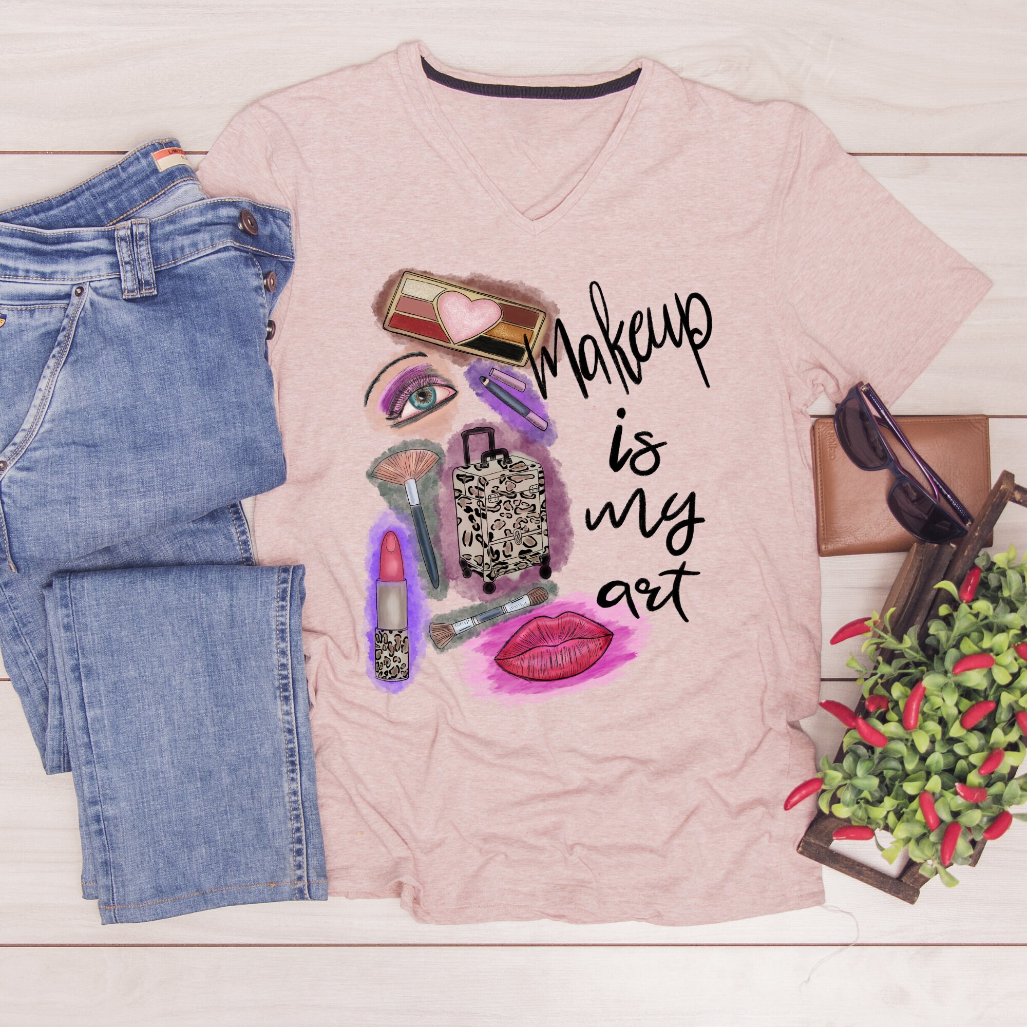 Fashion Makeup Artist Sublimation Designs Downloads Png Lips | Etsy