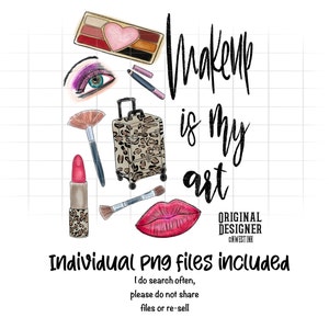 Fashion Makeup Artist Sublimation Designs Downloads Png, Lips, Lipstick ...