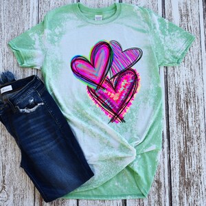 Valentine Clipart Png, Tie-dye, Love Heart Clipart, Sublimation Designs ...