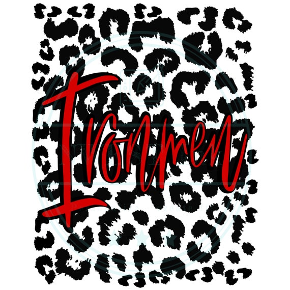 Jackson Ohio Ironmen Football Png Leopard Clipart Digital - Etsy