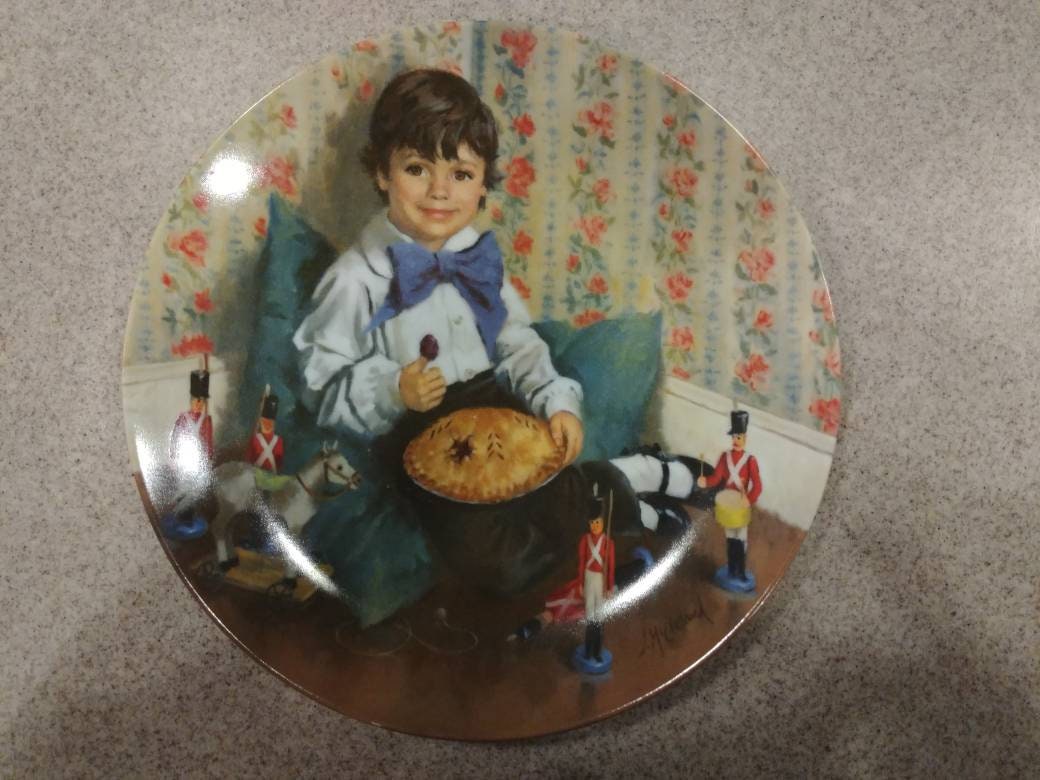 RECO "little Jack Horner" Collector Plate - Etsy