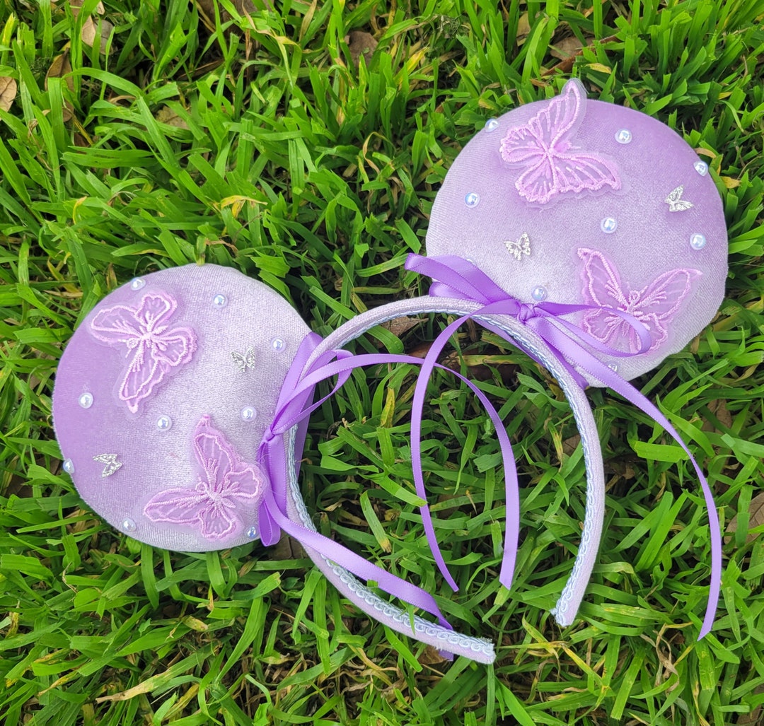 Lavender Haze Butterfly Mouse Ears, Spring Ears, Butterfly Ears ...