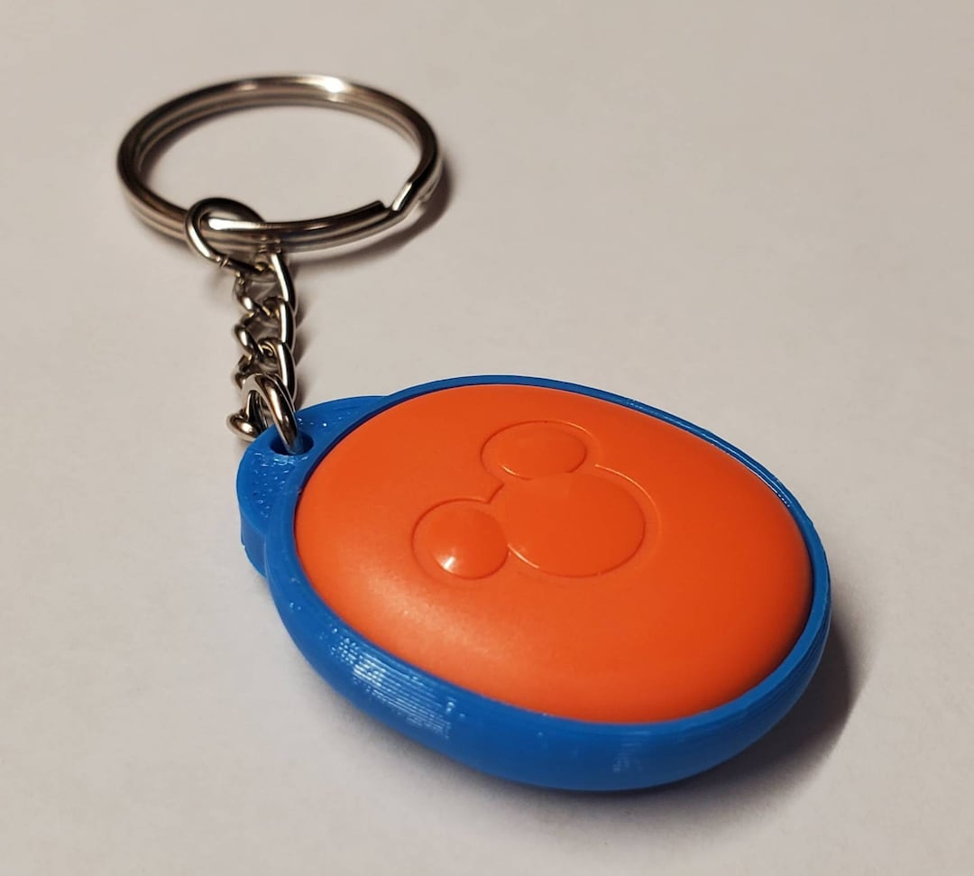 FLEXIBLE Magic Puck Holder (keychain) for Disney Magic Band+ & 2.0 RFID ...