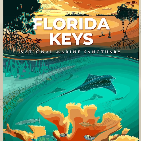Florida Keys Poster - Etsy