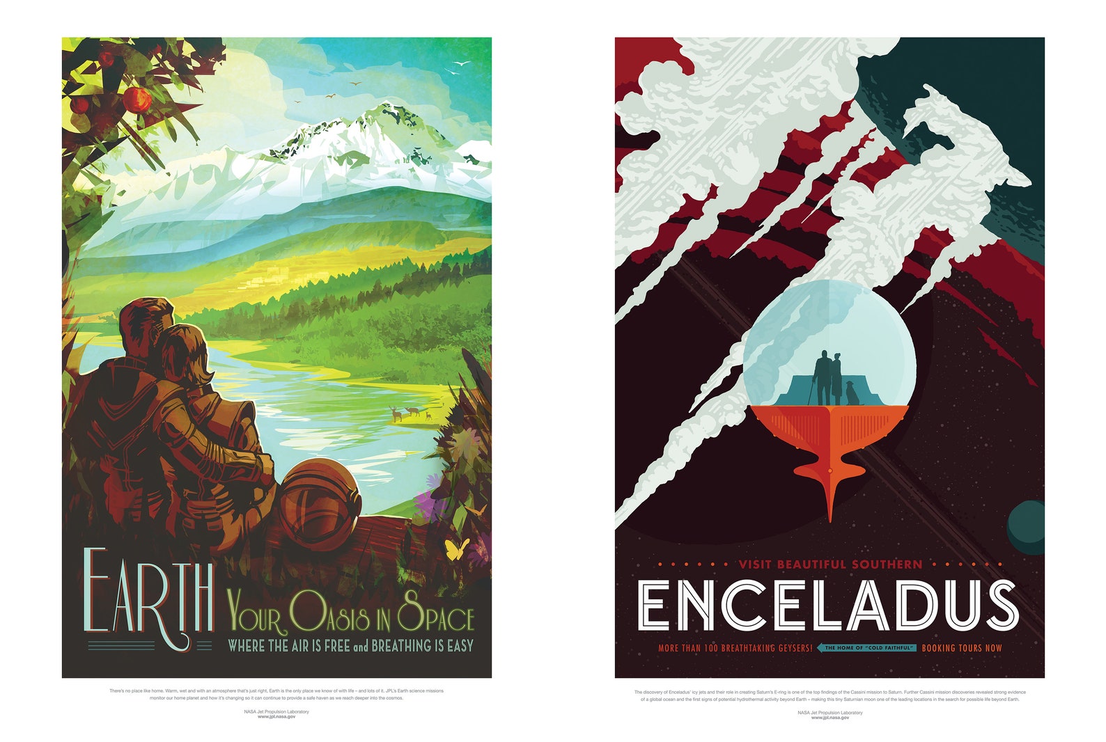 NASA Posters: Space Tourism Exoplanet Poster Series Space - Etsy