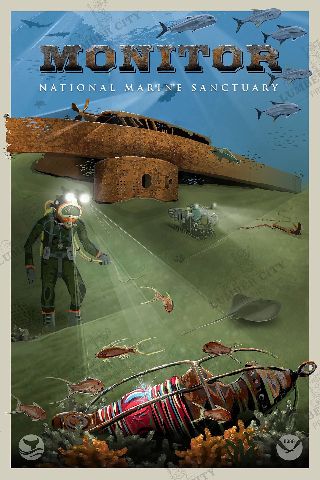 NOAA Poster: Monitor National Marine Sanctuary System Oceanic Tropical ...