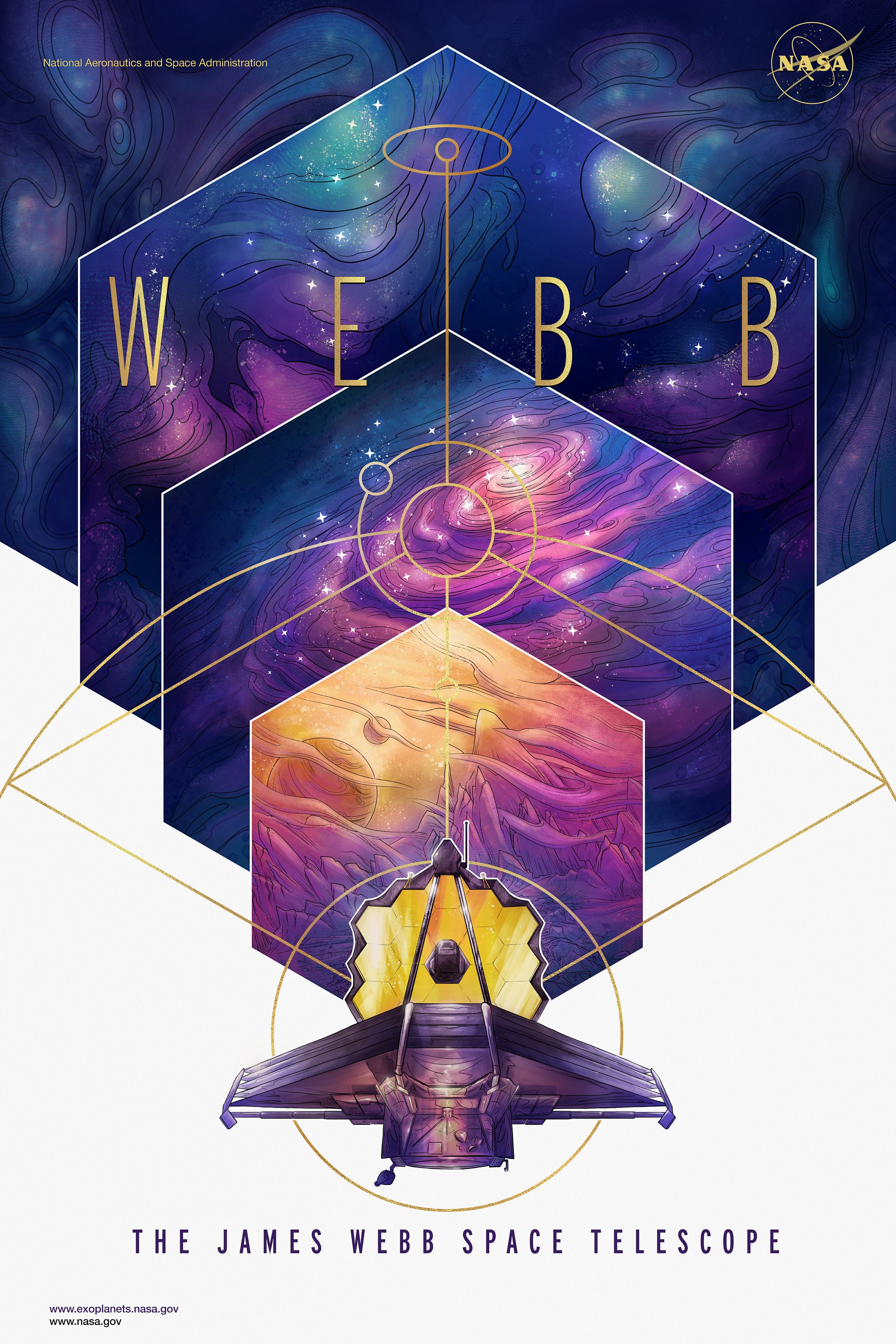 NASA Posters: Space Telescope Poster Series Full Set 6 Prints 13" X 19 ...