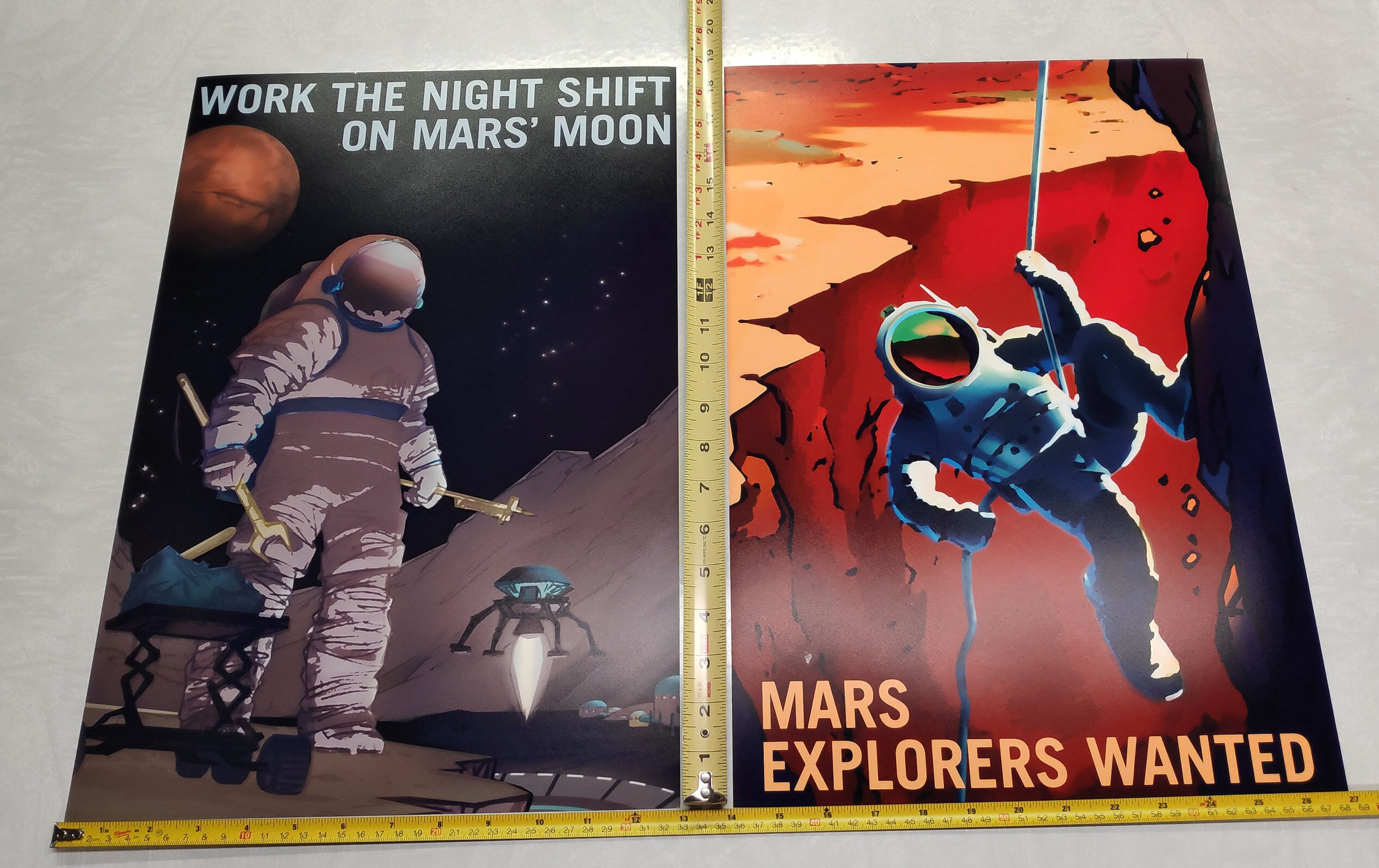 NASA Mars Explorers Wanted Posters Full Set 8 Prints 19 | Etsy
