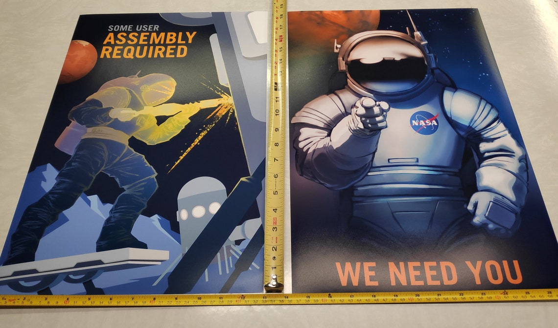 NASA Mars Explorers Wanted Posters Full Set 8 Prints 19 | Etsy