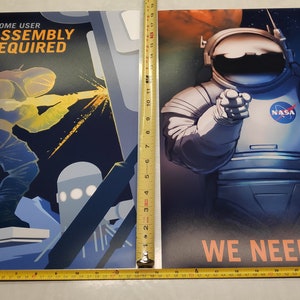 NASA Mars Explorers Wanted Posters Full Set 8 Prints 19" X 13" Mars ...