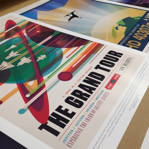 NASA JPL Posters Full Set 16 Prints 13" X 19" Space Tourism Exoplanet ...