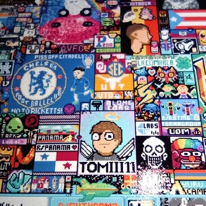 Reddit R/place 2022 Poster 36"x36" 24"x24" 16"x16" 13"x13" Before ...