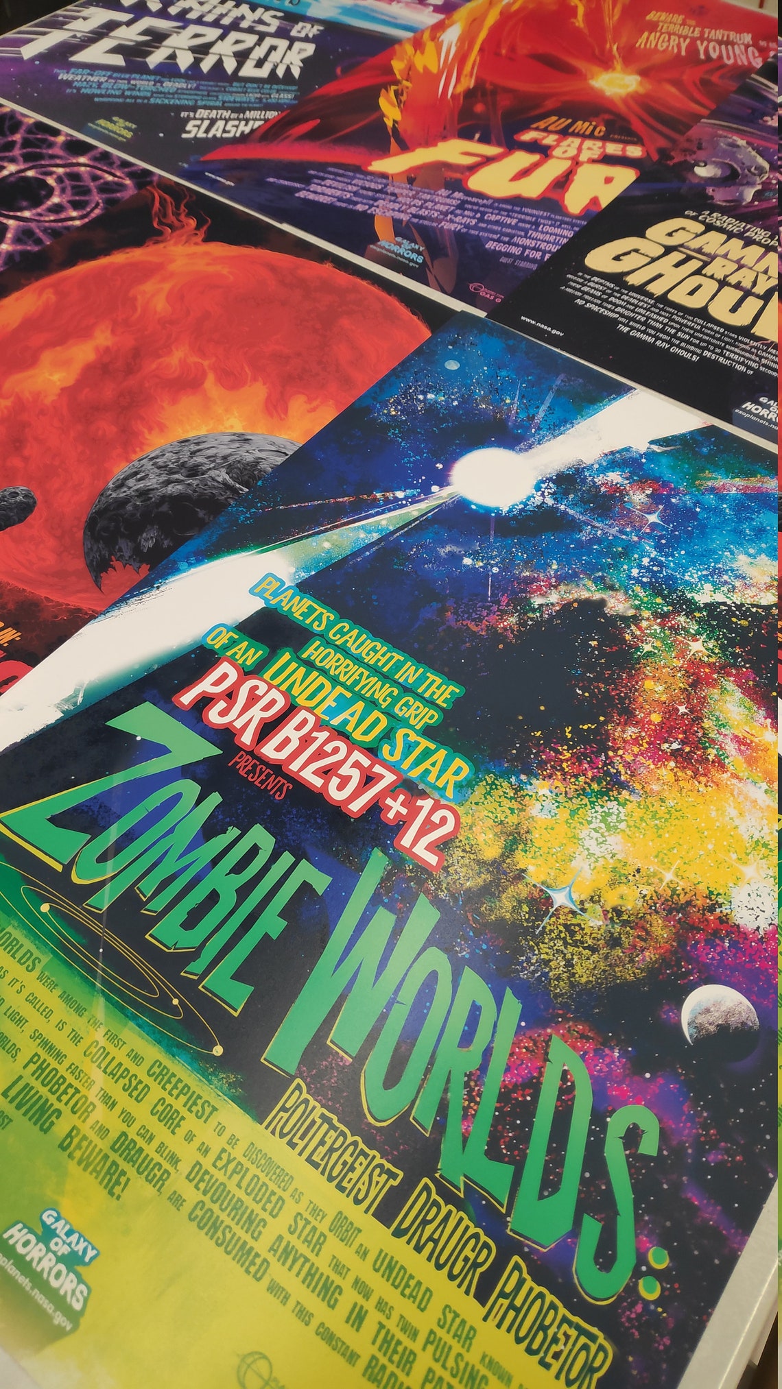 NASA Galaxy of Horrors Posters Full Set 9 Prints 19 X - Etsy