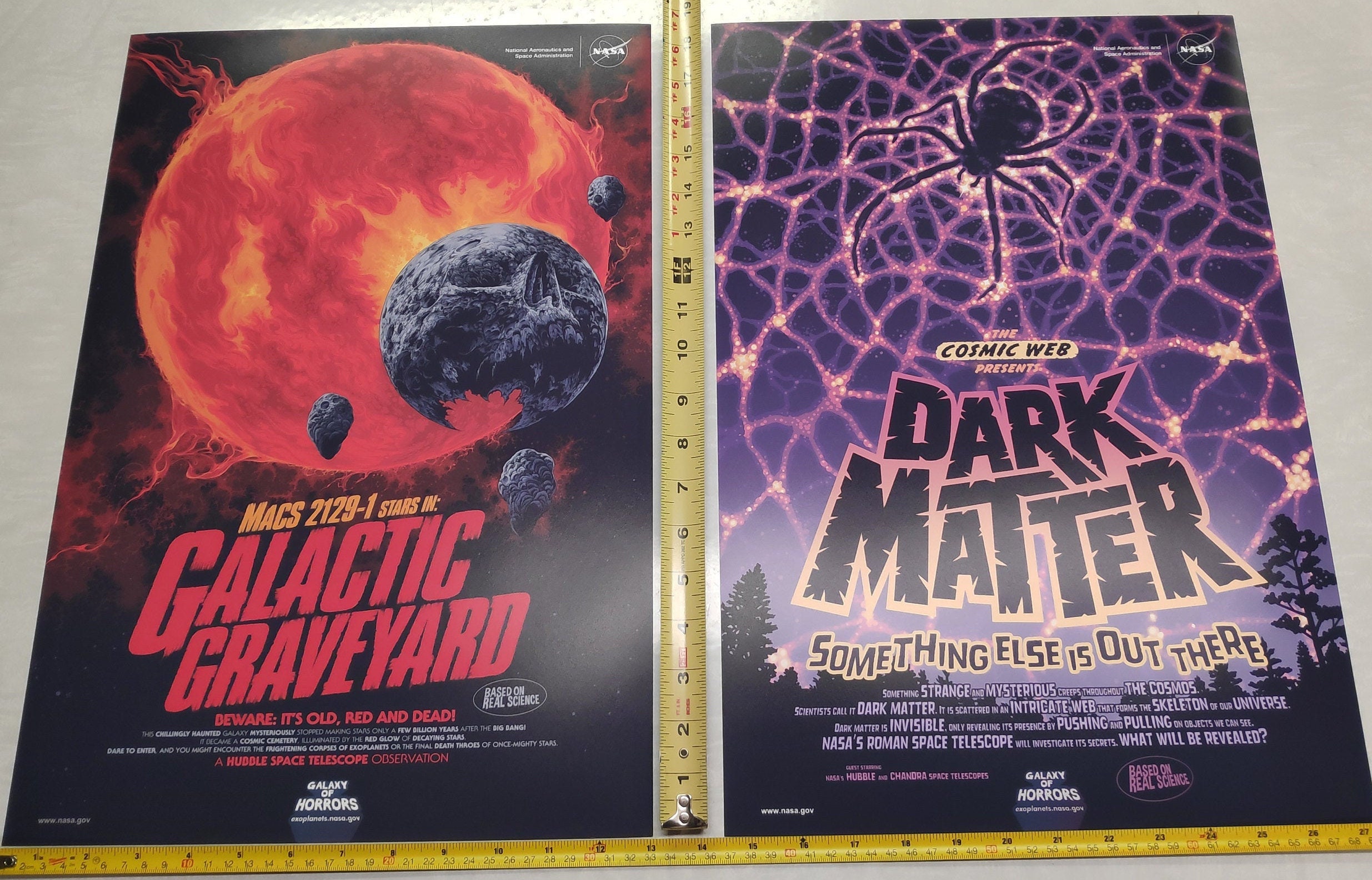 NASA Galaxy of Horrors Posters Full Set 9 Prints 13" X 19" - Etsy