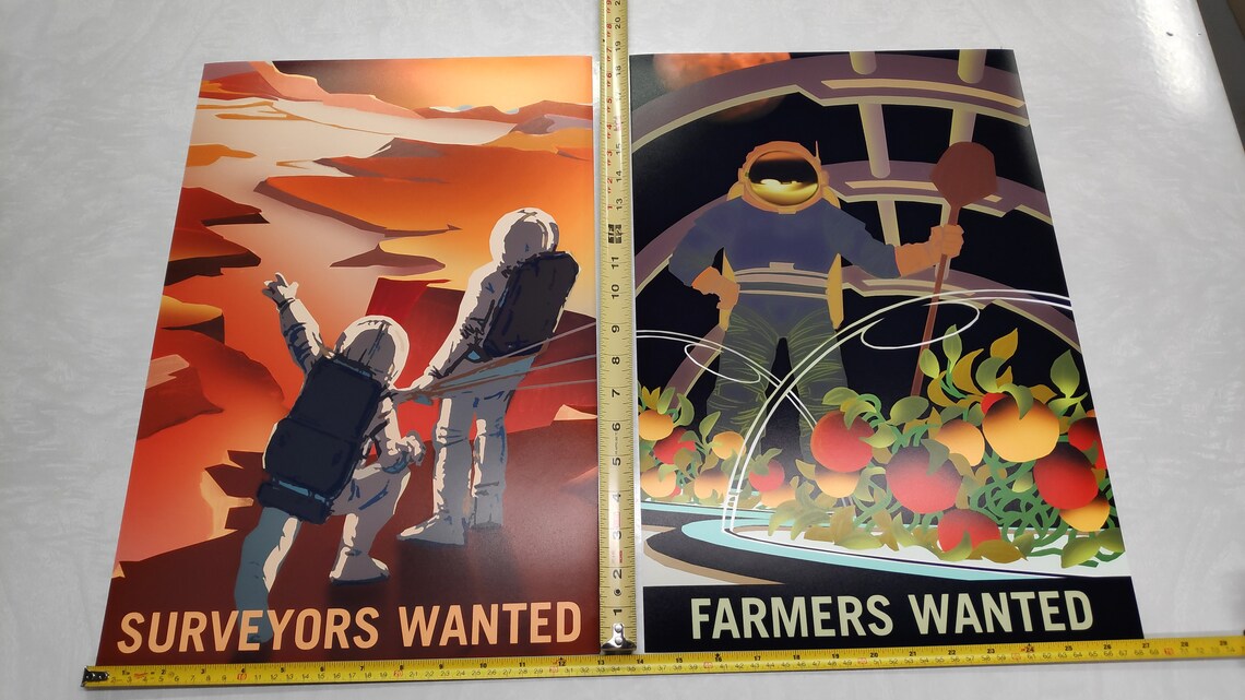 NASA Mars Explorers Wanted Posters Full Set 8 Prints 19 | Etsy