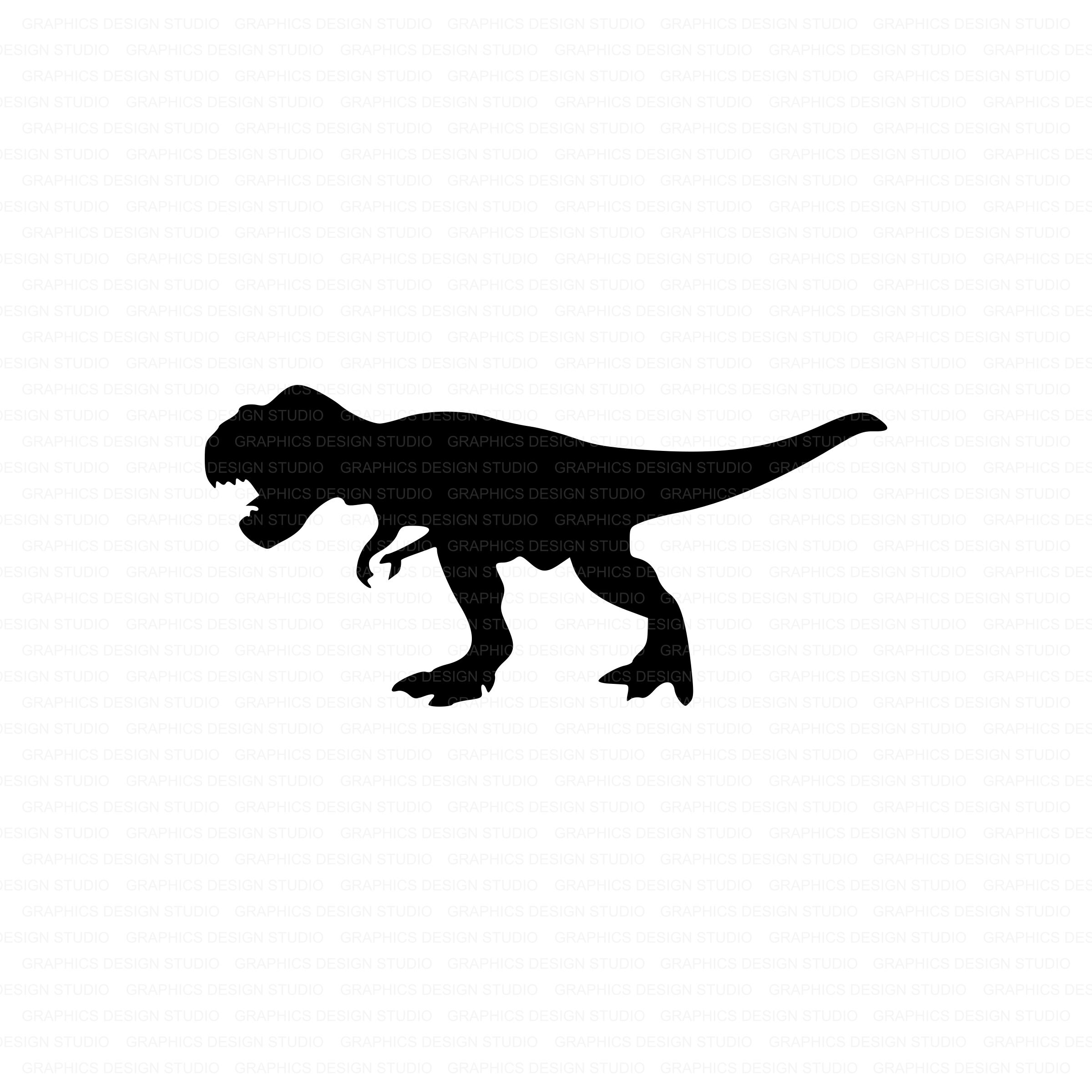 Dinosaur Silhouette Clipart T Rex