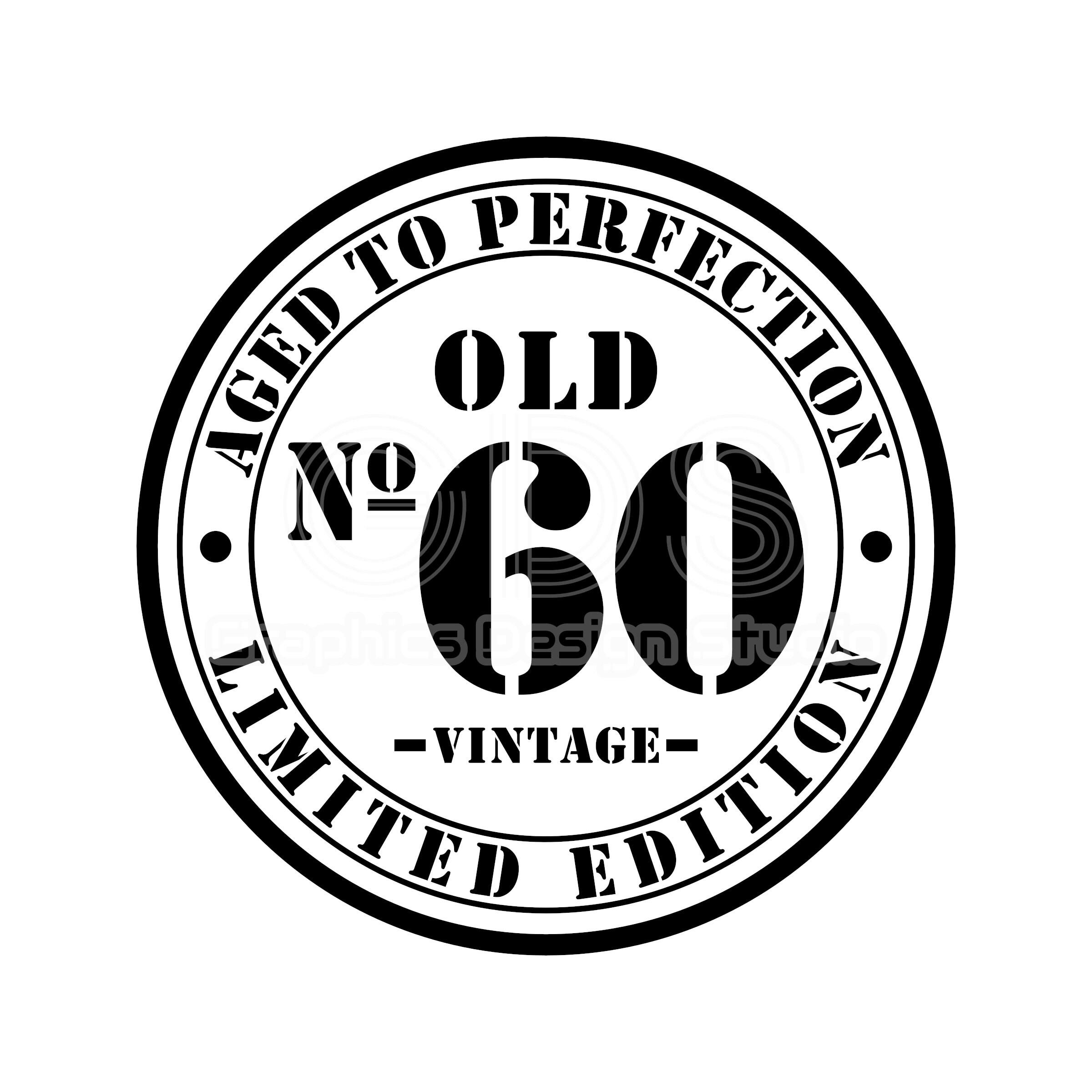 Visual Arts Craft Supplies & Tools Cut File Svg 60th birthday Svg ...