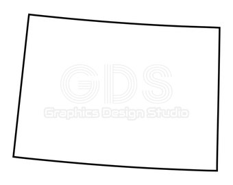 Colorado State Outline | Etsy