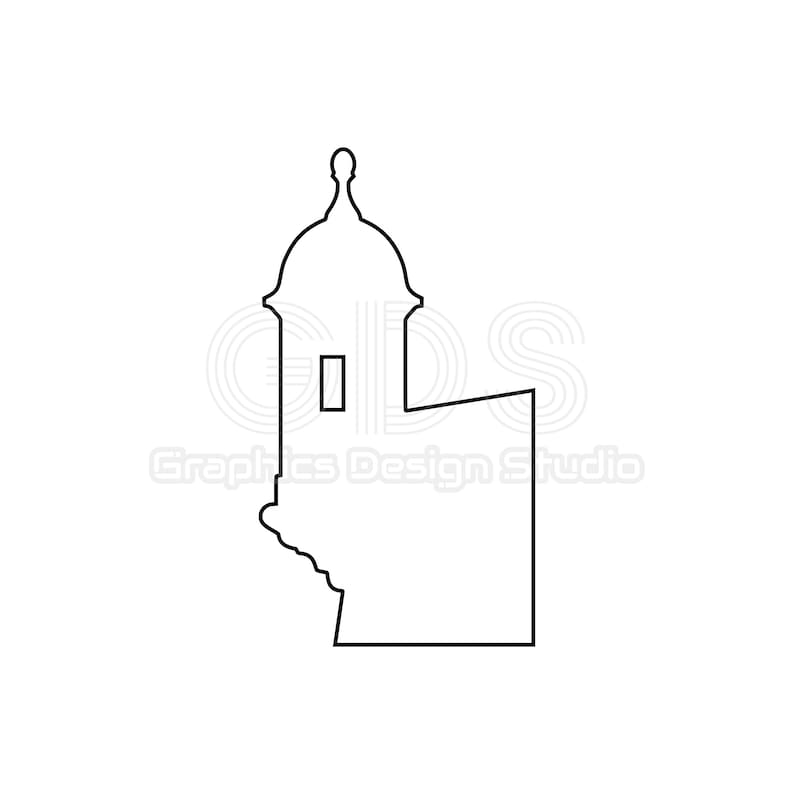 Puerto Rico Svg Garita Outline Svg El Morro Svg Silhouette | Etsy