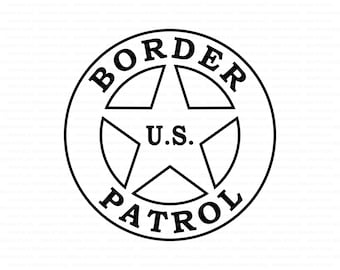 Border Patrol Vector - Etsy