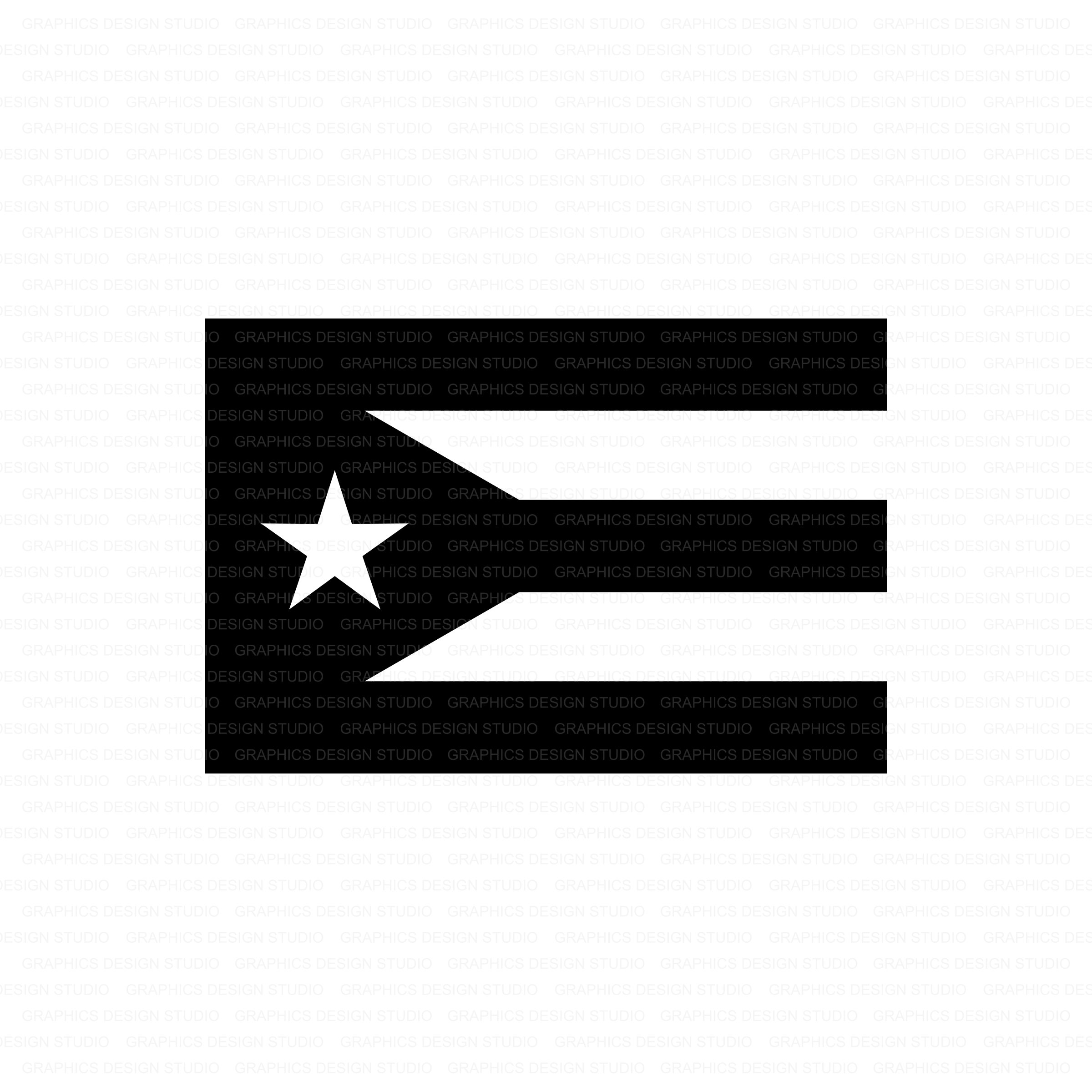 Puerto Rico Flag SVG Revolution Flag Outline Svg Vector File Clip Art puerto-rico-flag-svg-revolution-flag-outline-svg-vector-file-clip-art