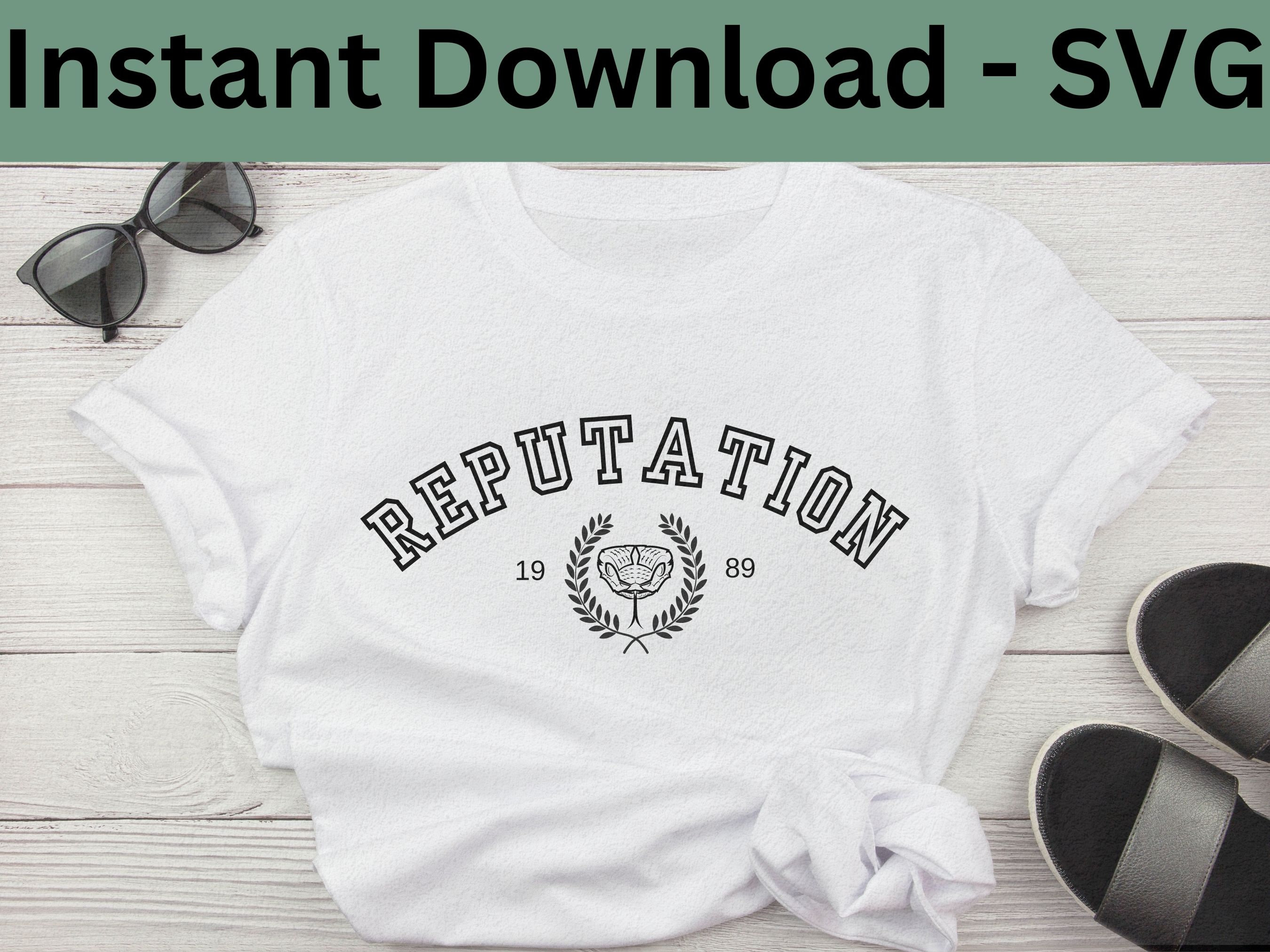 Taylor Swift Reputation Collegiate SVG File SVG Files for Swifties SVG ...