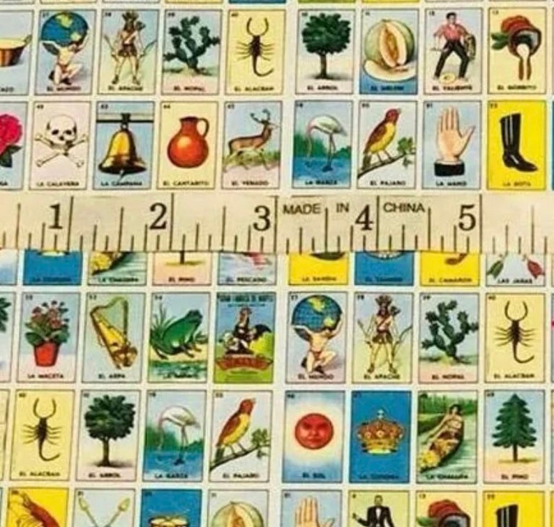 Authentic Mexican Loteria Bingo Chalupa Game Poster Rolls Make - Etsy