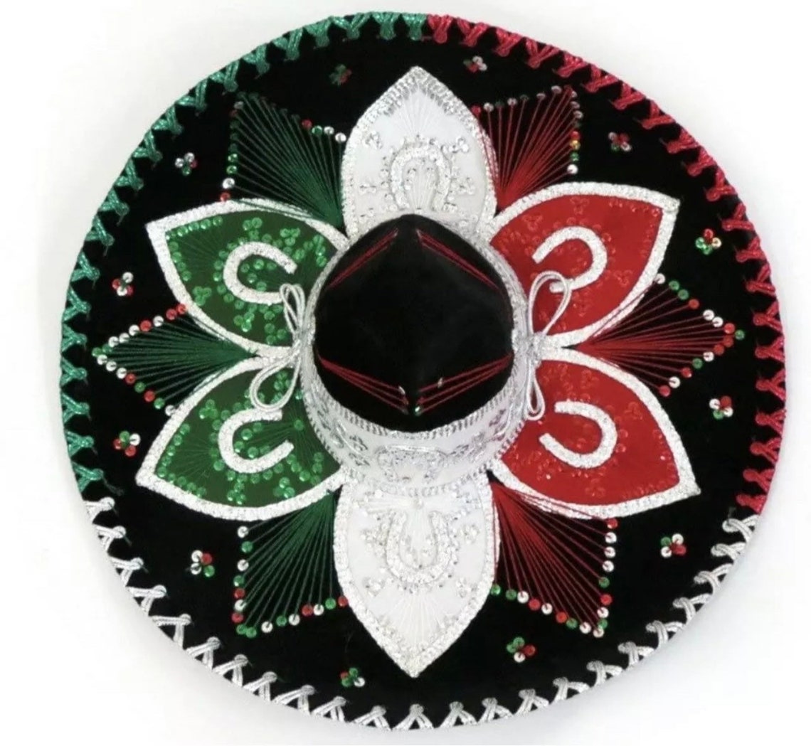 Mariachi Charro Authentic Mexican Sombrero Hat Accessory - Etsy