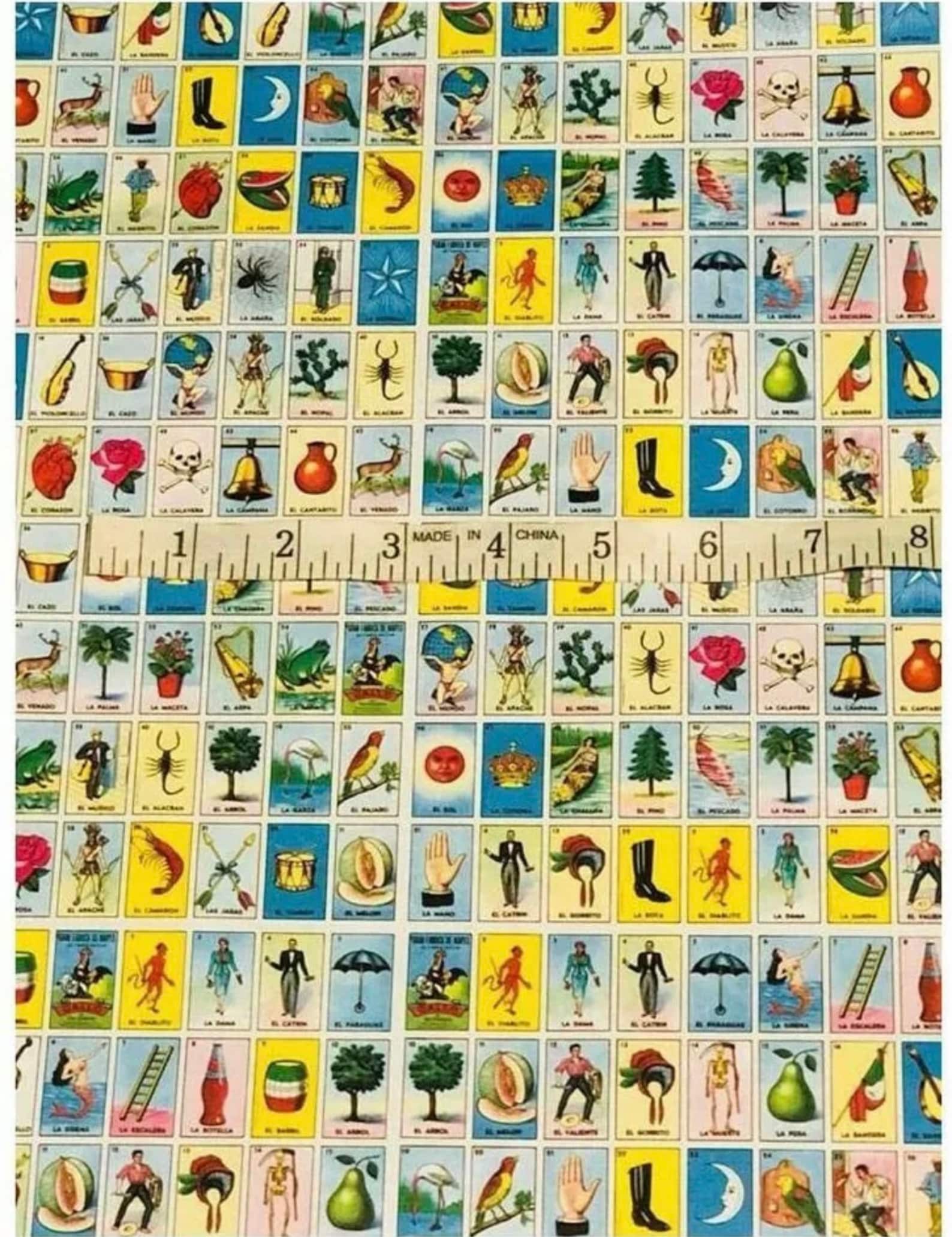 Authentic Mexican Loteria Bingo Chalupa Game Poster Rolls Make | Etsy