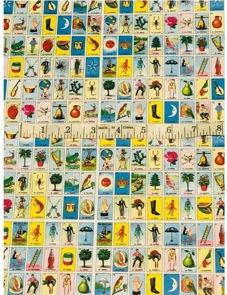Authentic Mexican Loteria Bingo Chalupa Game Poster Rolls Make - Etsy