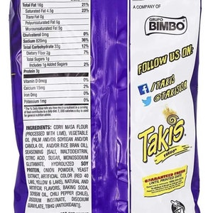 Barcel Takis Fuego 56g Box With 5 Bags Car Shaped Papas Snack Mexican ...