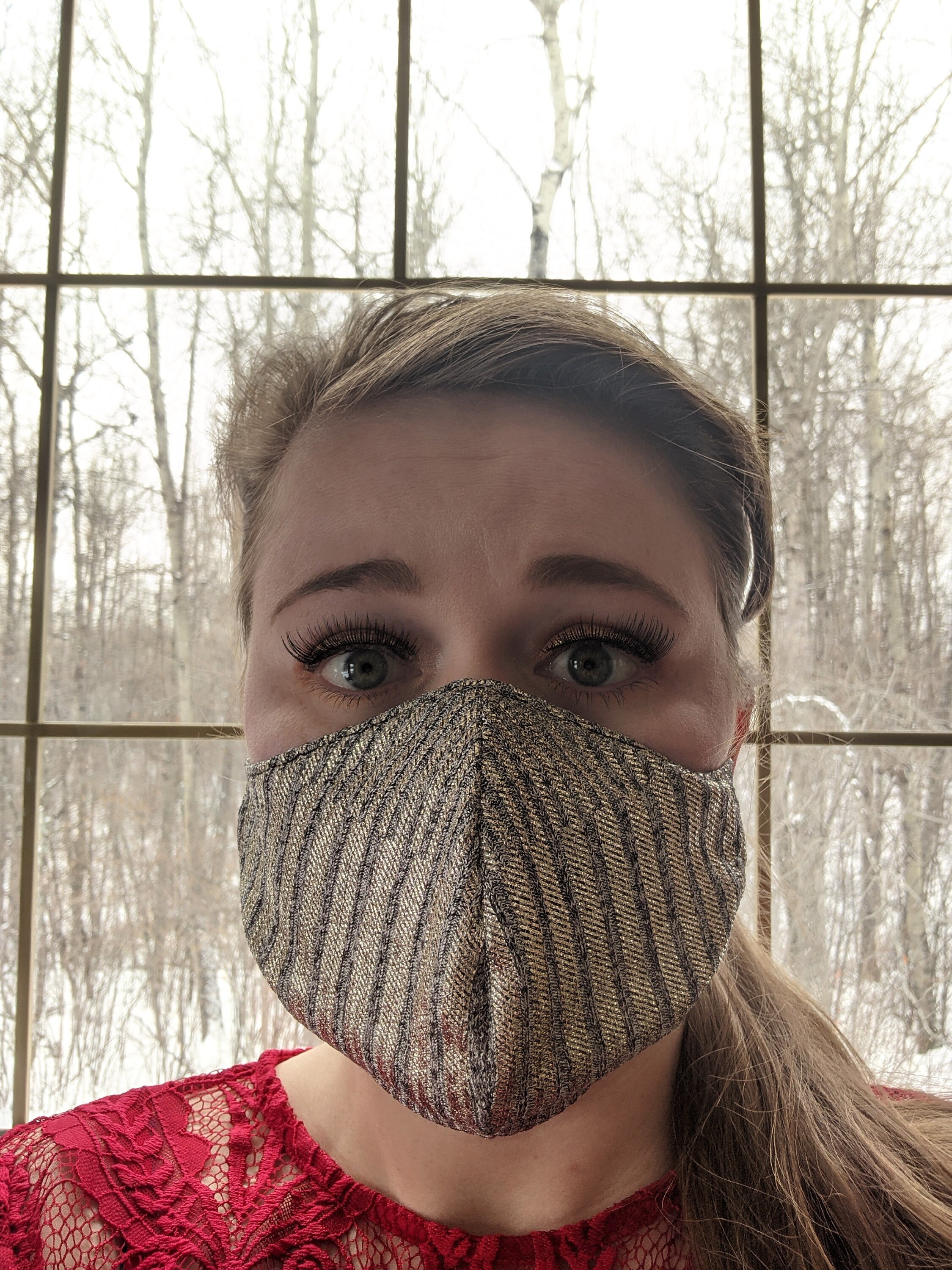 Blue Sparkly Bedazzled Face Mask Large | Etsy