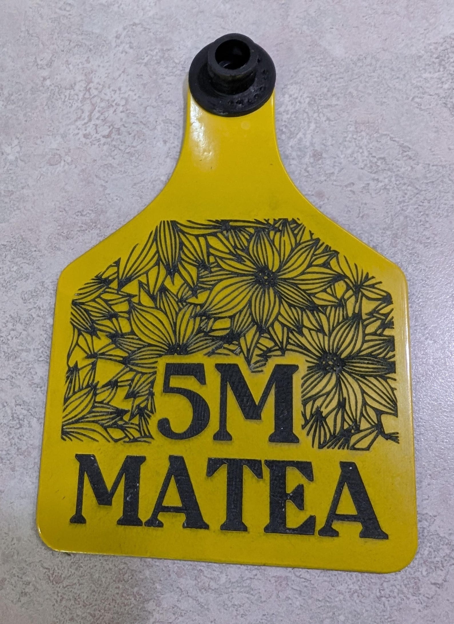 Custom Made Laser-etched Cow Ear Tags - Durable Personalized Ritchey ...